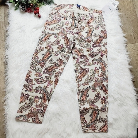Jockey | Pants & Jumpsuits | Jockey Paisley Capri Pants | Poshmark